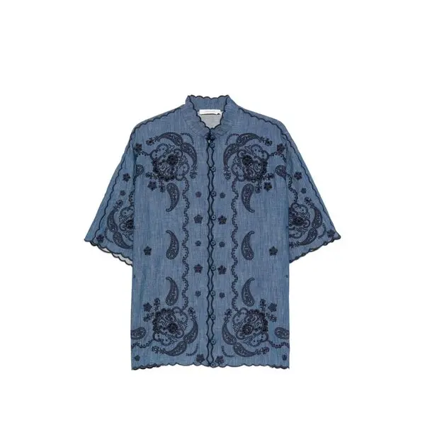 Zimmermann Tops Shirts - Blue