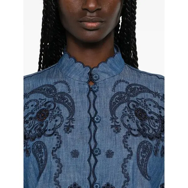 Zimmermann Tops Shirts - Blue