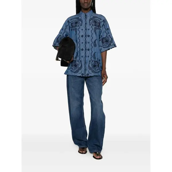 Zimmermann Tops Shirts - Blue