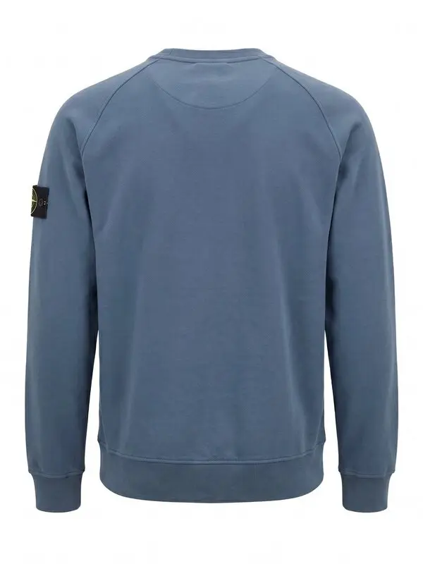 Stone Island Organic Cotton Fleece Sweatshirt