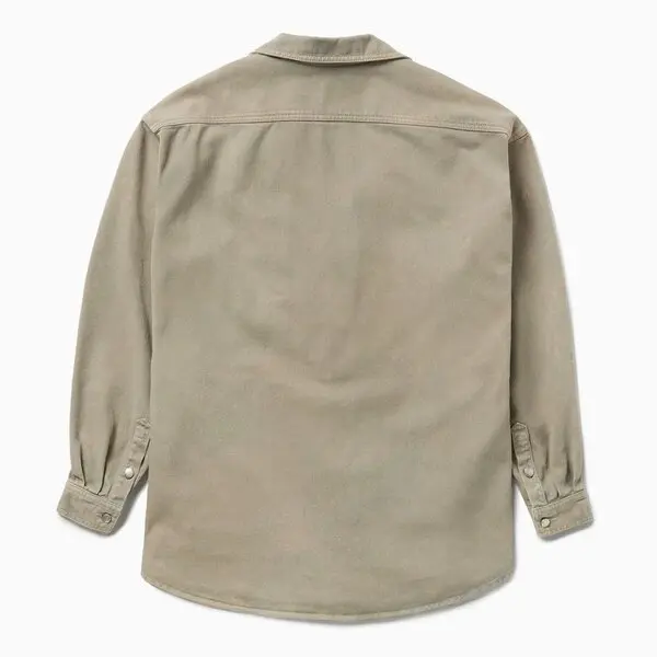 1989 STUDIO Light Brown Denim Overshirt
