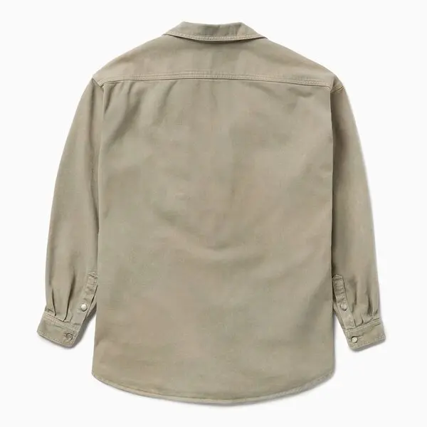1989 STUDIO Light Brown Denim Overshirt