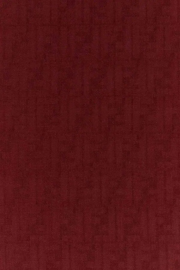 Fendi Burgundy Wool Blend Scarf - Red