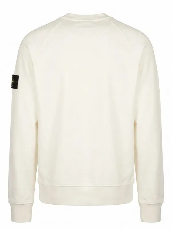 Stone Island Organic Cotton Fleece Sweatshirt