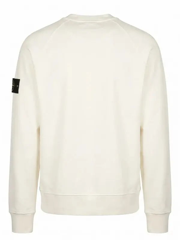 Stone Island Organic Cotton Fleece Sweatshirt - Multicolor