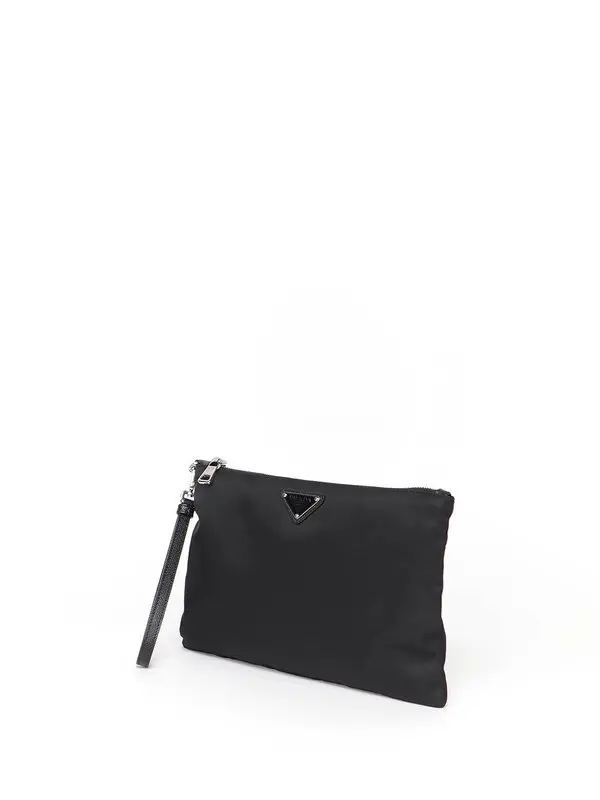 Prada Re-nylon And Saffiano Pouch