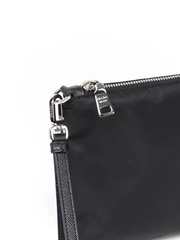 Prada Re-nylon And Saffiano Pouch