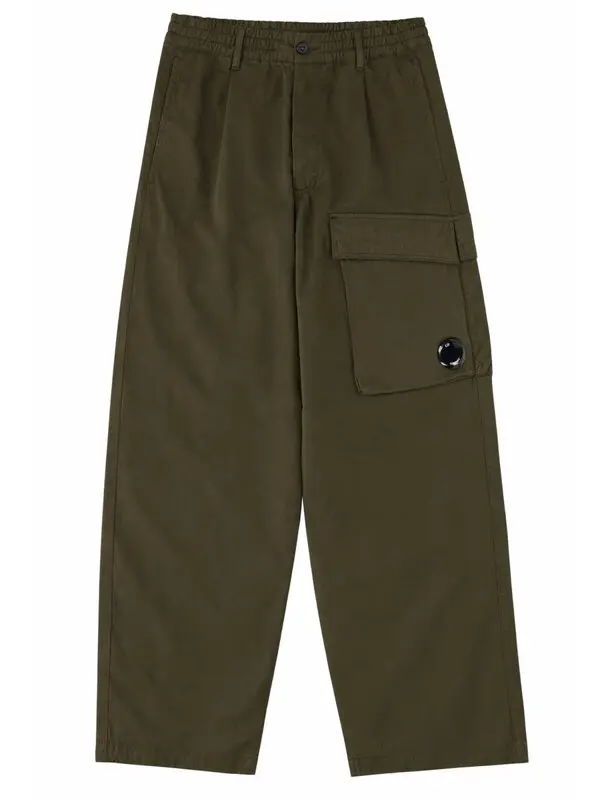 C.P. COMPANY Pantalone Cargo Con Patch Logo