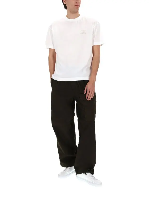 C.P. COMPANY Pantalone Cargo Con Patch Logo