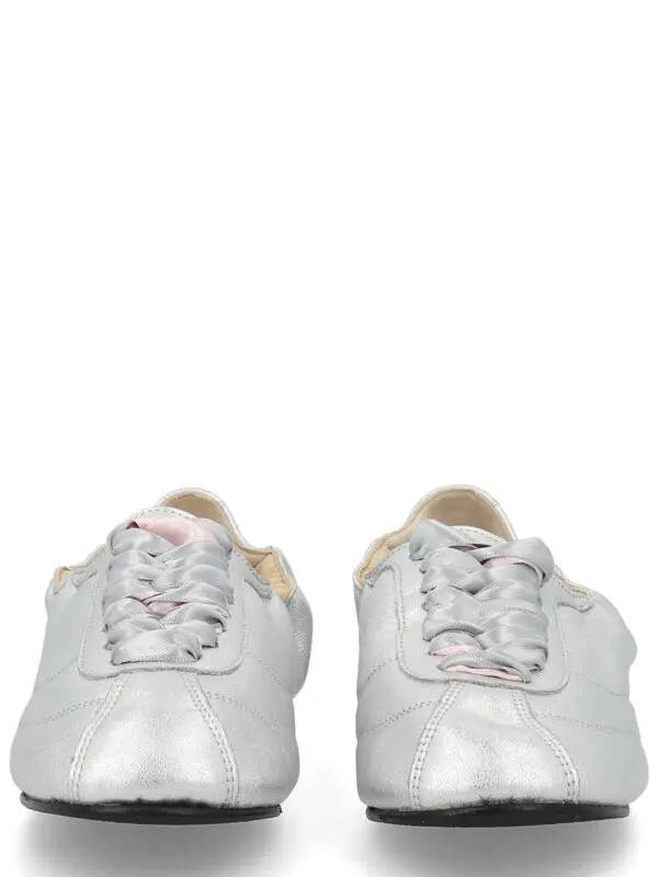 Repetto Sneaker Tennis Silk - Silver