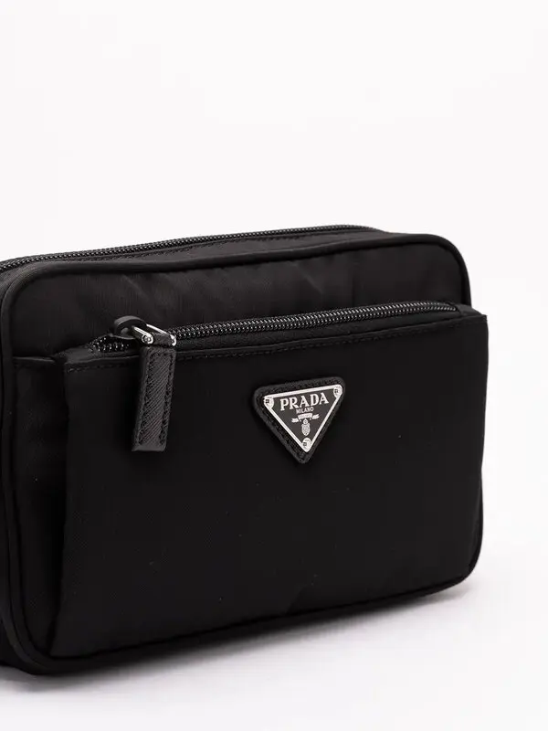 Prada Re-nylon And Saffiano Leather Belt Bag