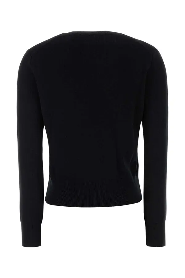 AMI Paris Wool Sweater - Black