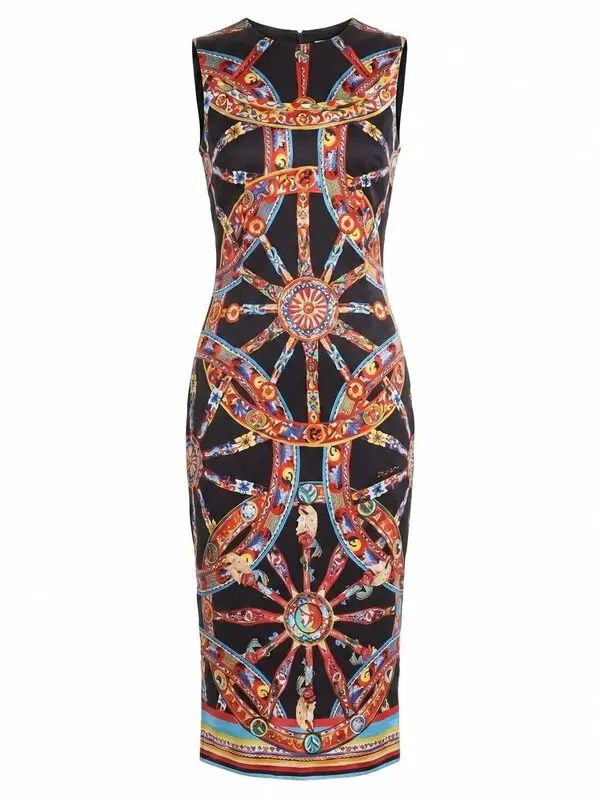 Dolce & Gabbana Printed Dress - Multicolor