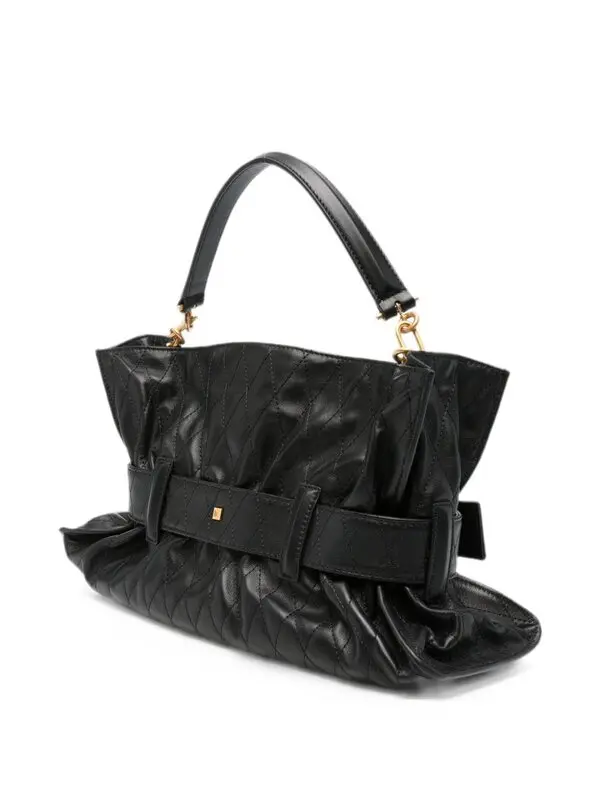 Balmain Anthem Medium Leather Tote - Multicolor