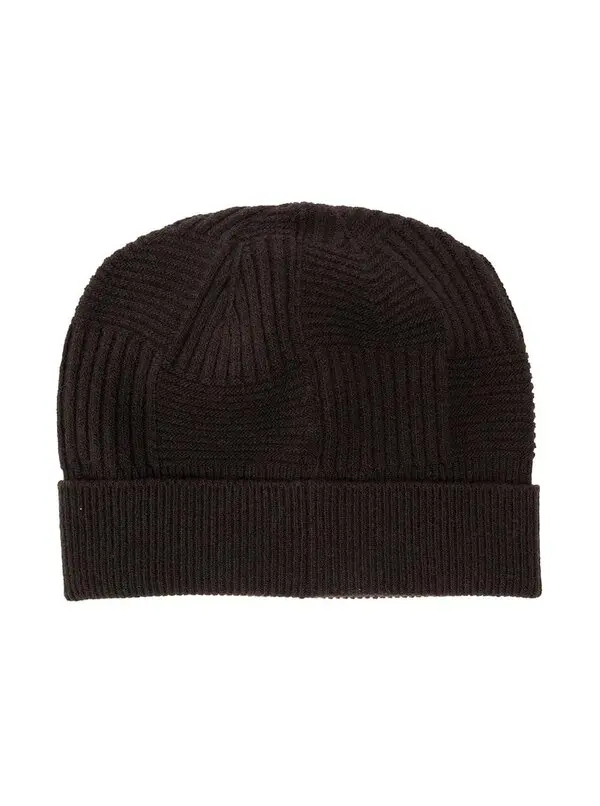 Bottega Veneta Brown Woven Hat In Wool