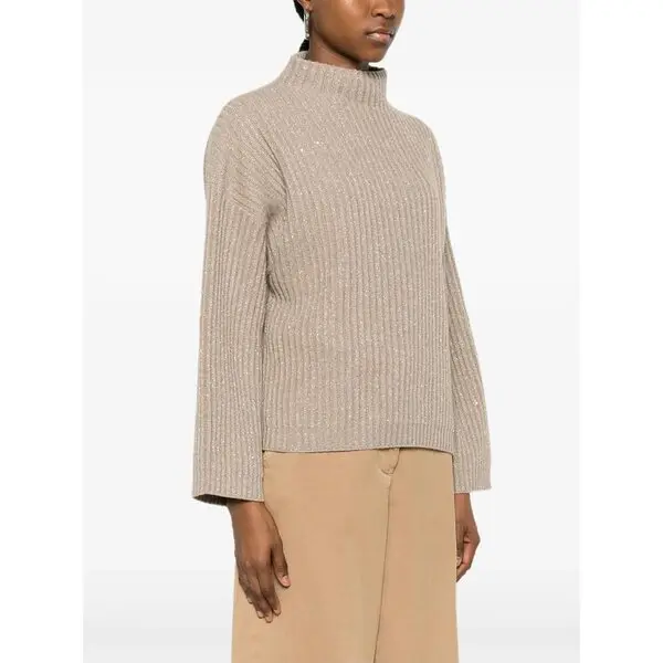 Brunello Cucinelli Ribbed Knit Jumper