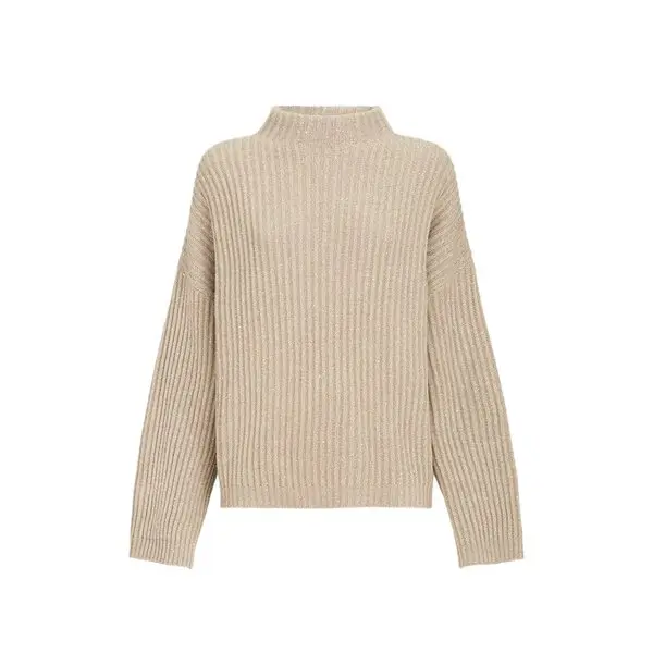 Brunello Cucinelli Ribbed Knit Jumper - Cream