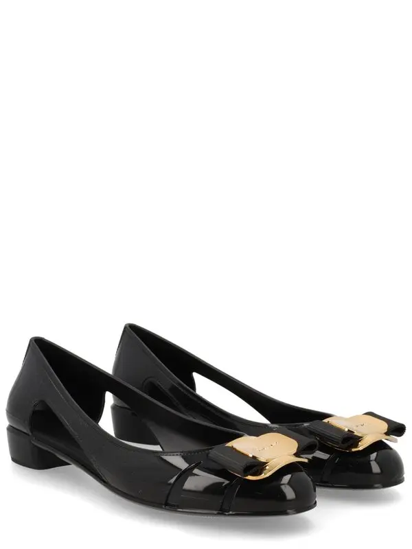 FERRAGAMO Ballerina Nara Jelly - Black