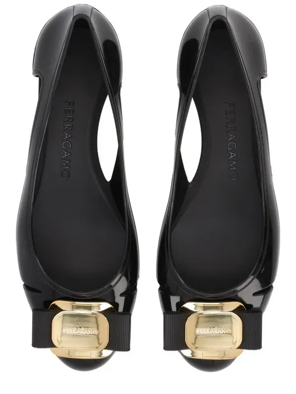 FERRAGAMO Ballerina Nara Jelly - Black