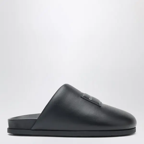 Givenchy Nappa Leather Flat Mules - Black