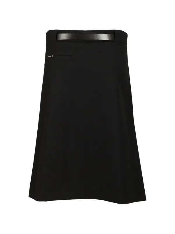 Attico Wool Midi Skirt