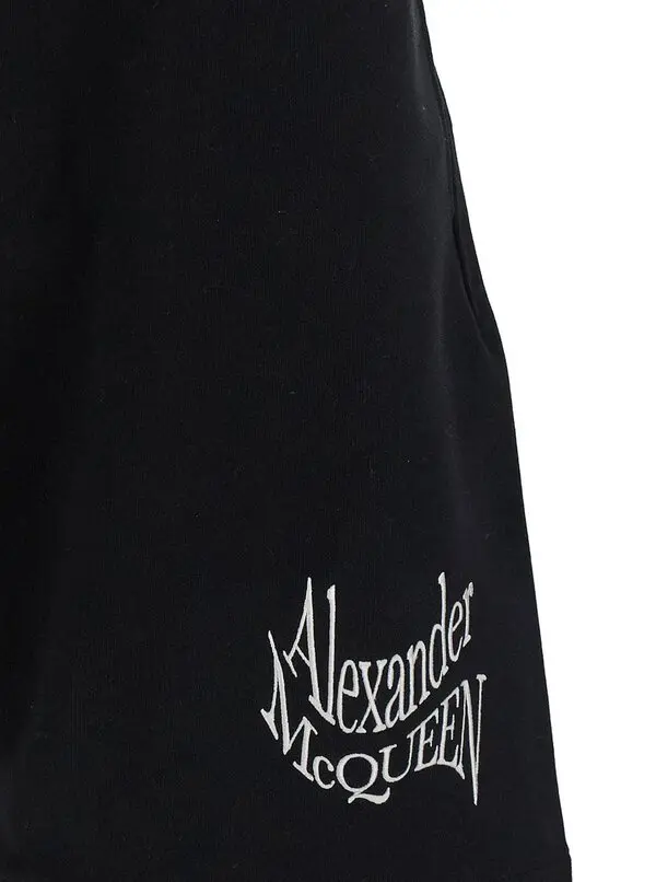Alexander McQueen Cotton Shorts - Multicolor
