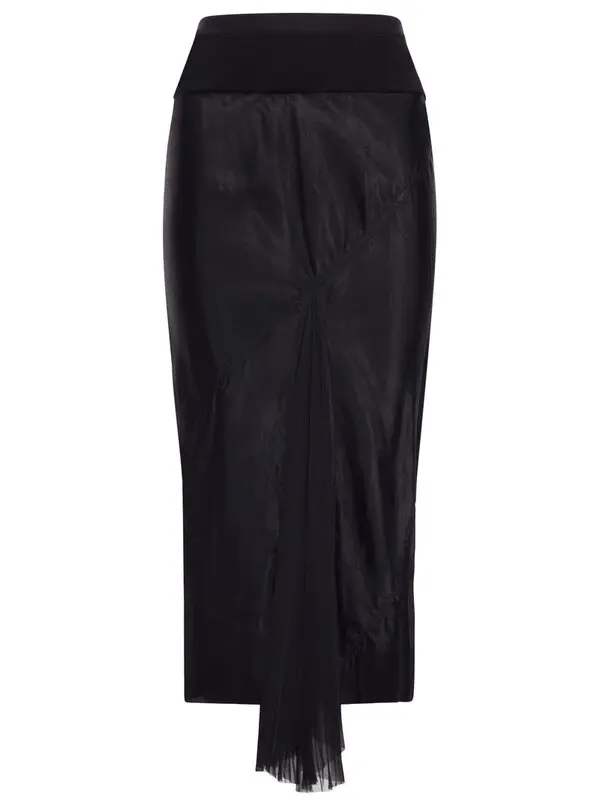 Rick Owens Asymmetric Midi Skirt