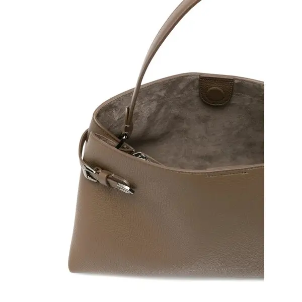 Brunello Cucinelli Textured Leather Tote Bag