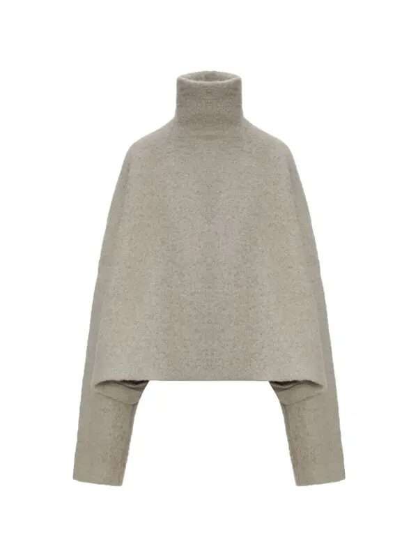 Rick Owens Wool Turtle-neck Sweater - Multicolor