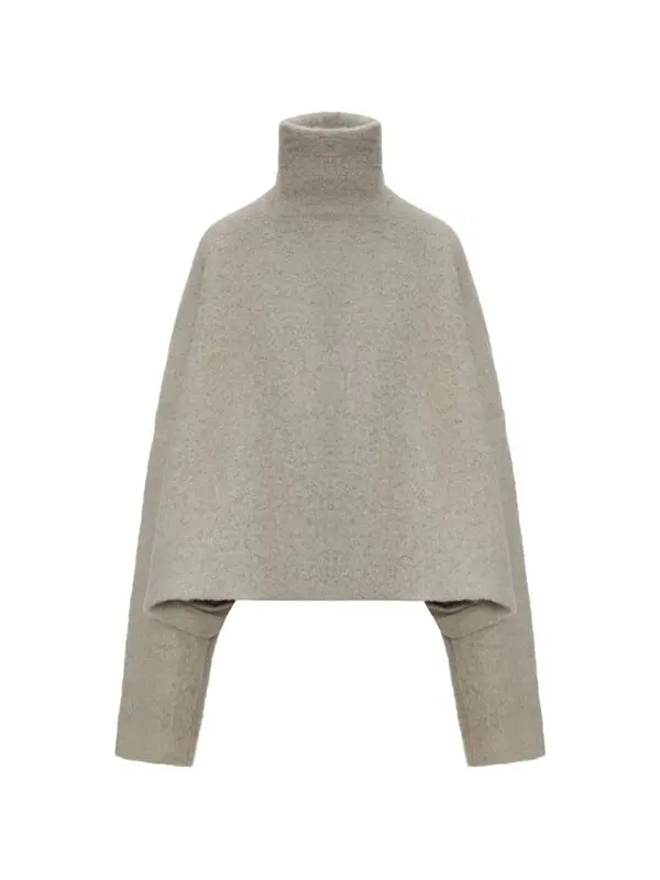 Rick Owens Alpaca Turtle-neck Sweater - Multicolor