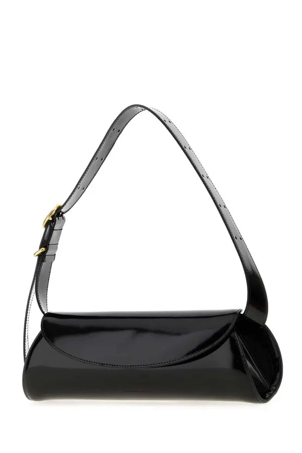 JIL SANDER Leather Small Cannolo Shoulder Bag