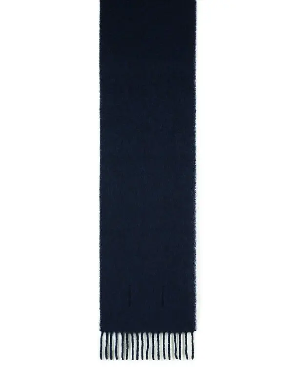 Marni Dark Brushed Alpaca Blend Scarf