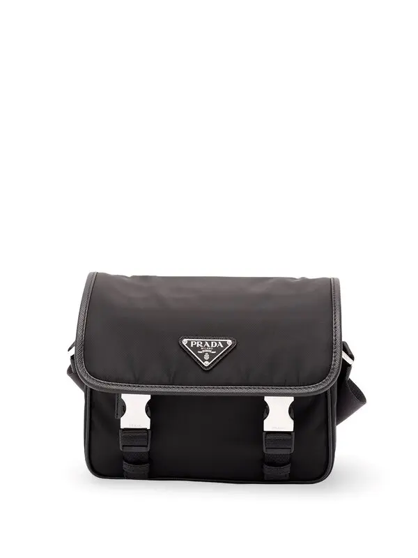 Prada Re-nylon And Saffiano Leather Shoulder Bag - Multicolor