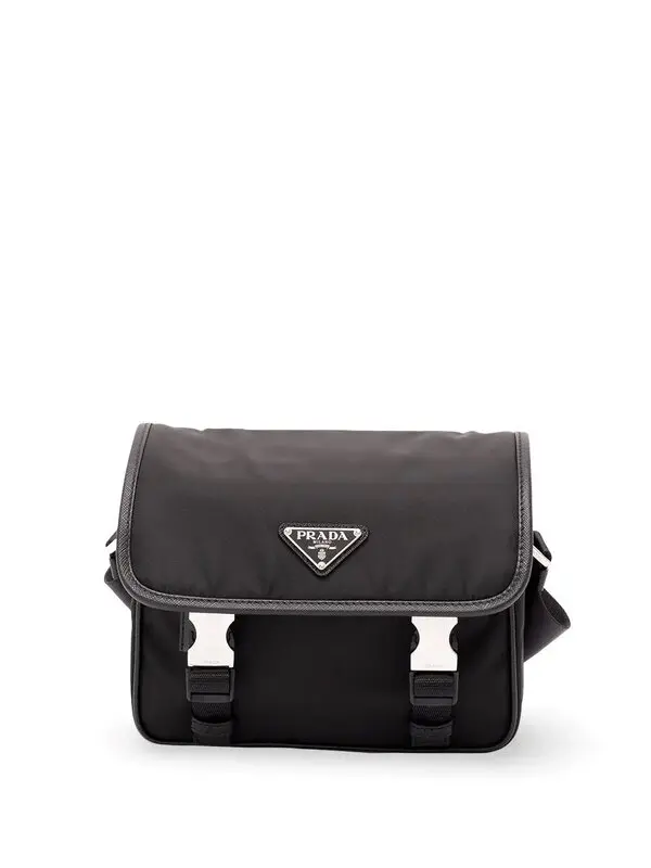 Prada Re-nylon And Saffiano Leather Shoulder Bag
