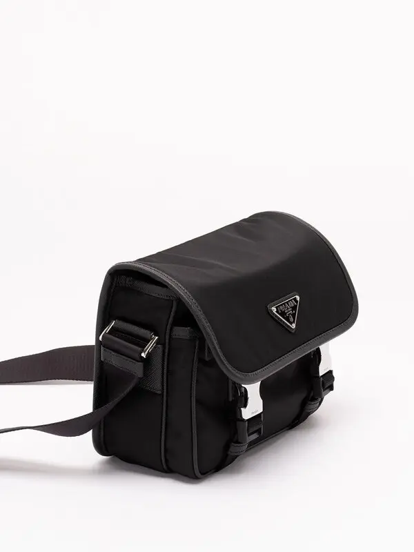 Prada Re-nylon And Saffiano Leather Shoulder Bag