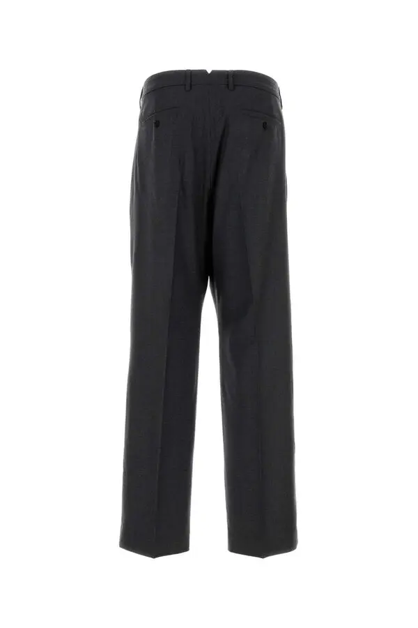 AMI Paris Dark Grey Wool Pant
