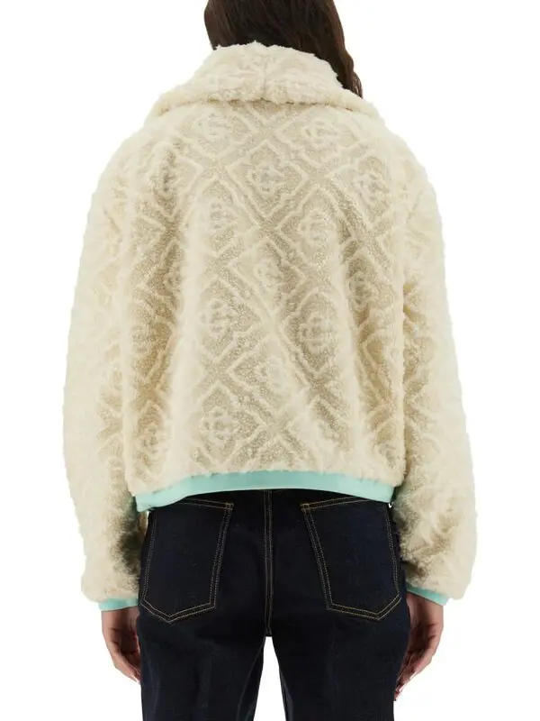 Casablanca Monogrammed Fleece Jacket