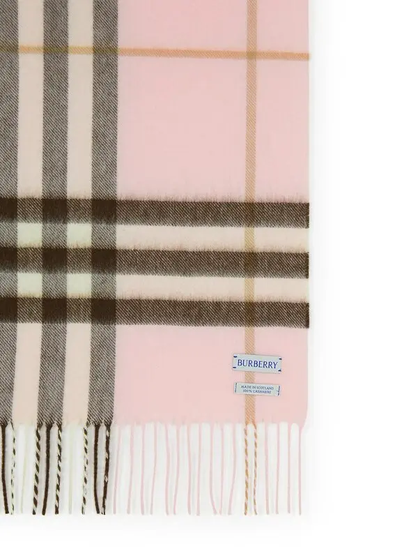 Burberry Cashmere Scarf - Pink