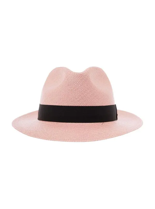 Saint Laurent Petit Waikiki Panama Hat - Multicolor