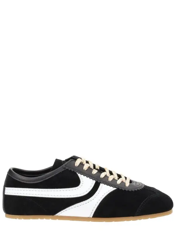 Dries Van Noten Suede Sneakers - Black