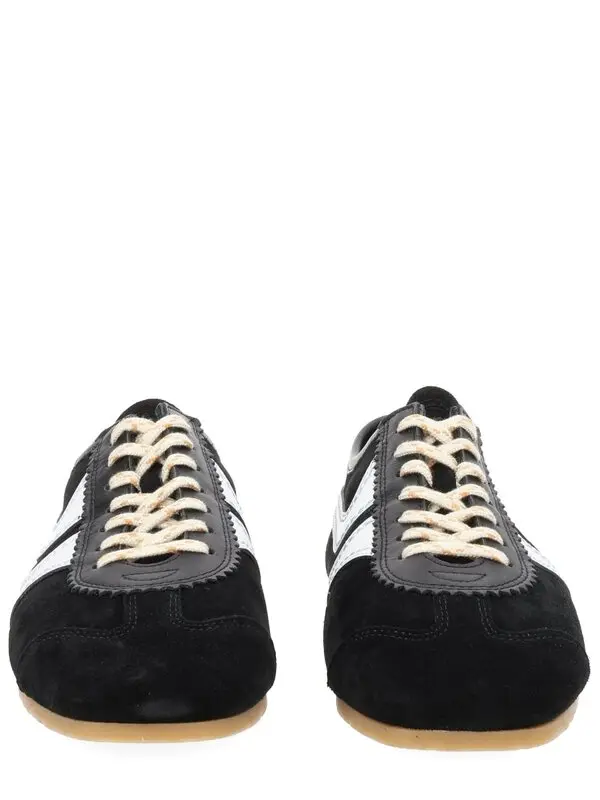 Dries Van Noten Suede Sneakers - Black