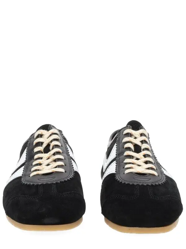 Dries Van Noten Suede Sneakers - Black