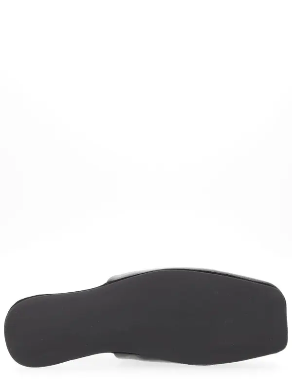 Our Legacy Leather Slipper - Black