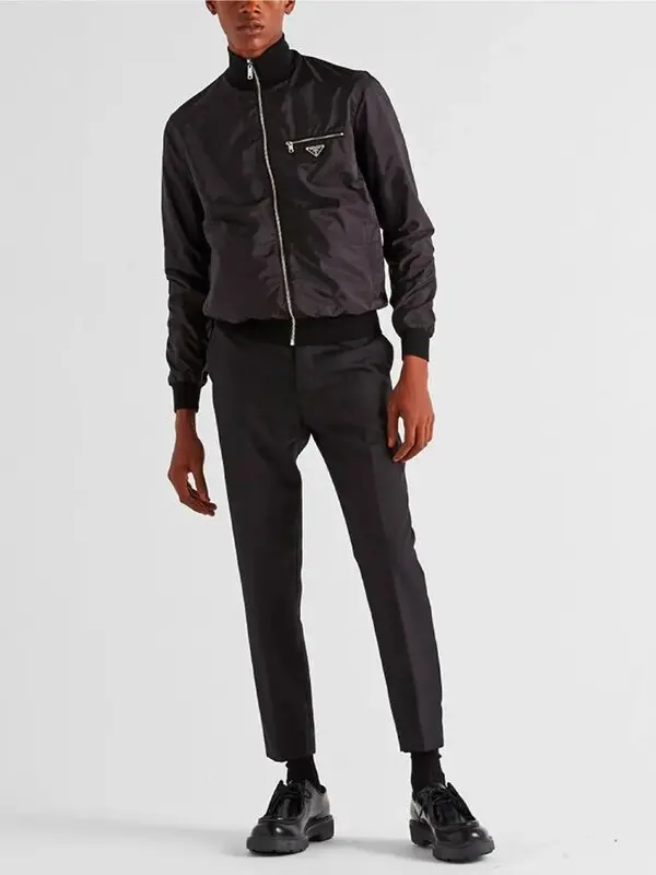 Prada Reversible Wool And Re-nylon Jacket