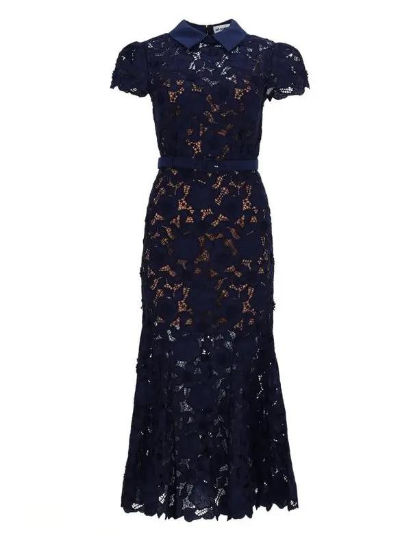 SELF-PORTRAIT Lace Midi Dress