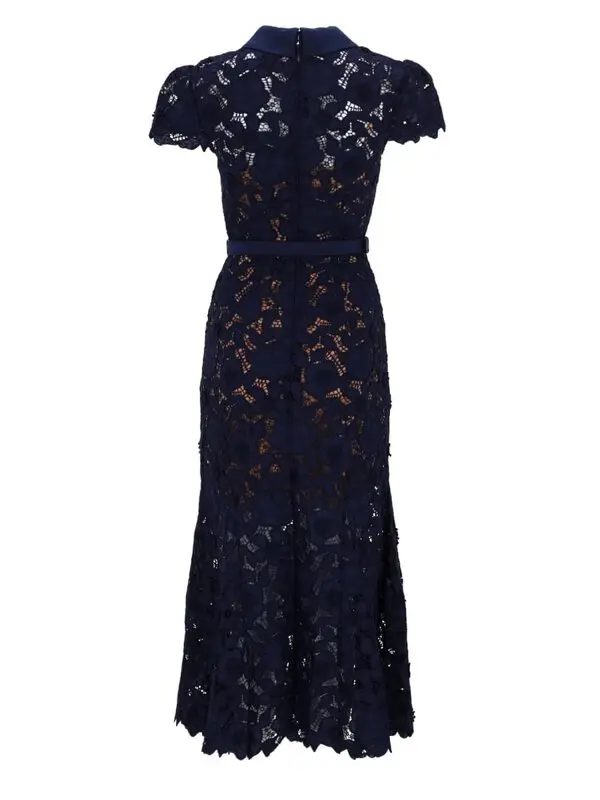 SELF-PORTRAIT Lace Midi Dress
