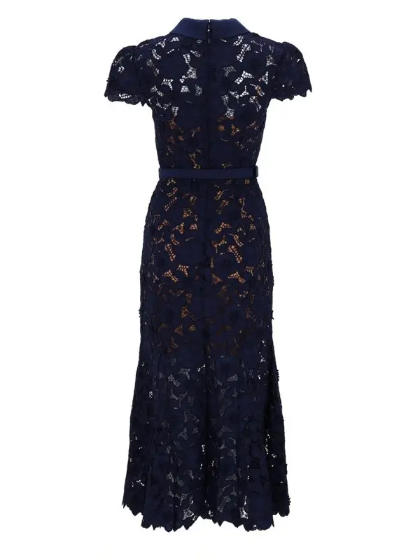 SELF-PORTRAIT Lace Midi Dress