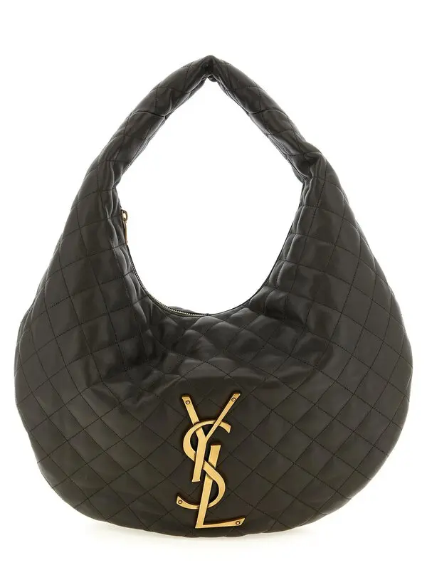 Saint Laurent Hobo Icare' Shoulder Bag - Brown