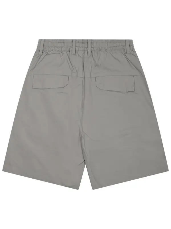 C.P. COMPANY Logo Cotton Shorts - Gray