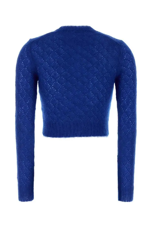 JIL SANDER Mohair Blend Sweater - Blue